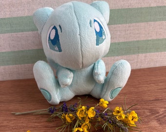 6 Mew and Shiny Mew Plushie Pokemon Inspired Minky Handmade Plush - Etsy