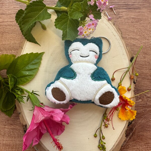 Snorlax Keychain - Etsy