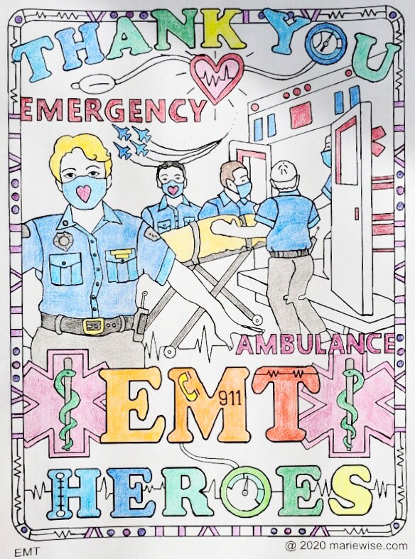 Emt Coloring Pages