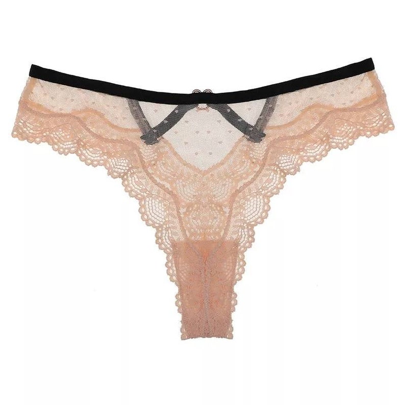 Sheer Mesh Panties Strappy Lingerie Sexy Panties See Etsy
