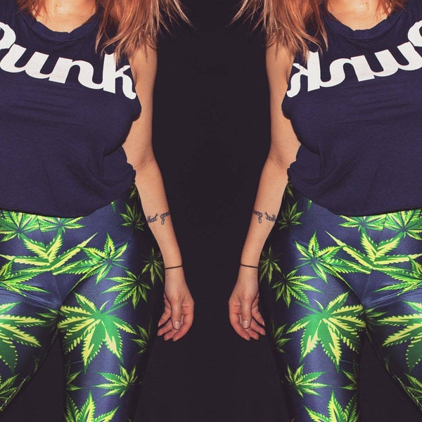 Weed Leggings - Etsy