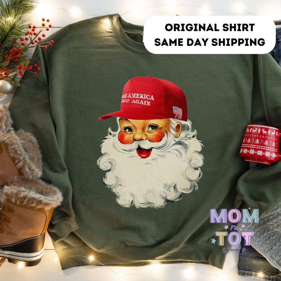 Trump Christmas Shirt, Trump Christmas Gift, Trump Shirt, MAGA Santa ...