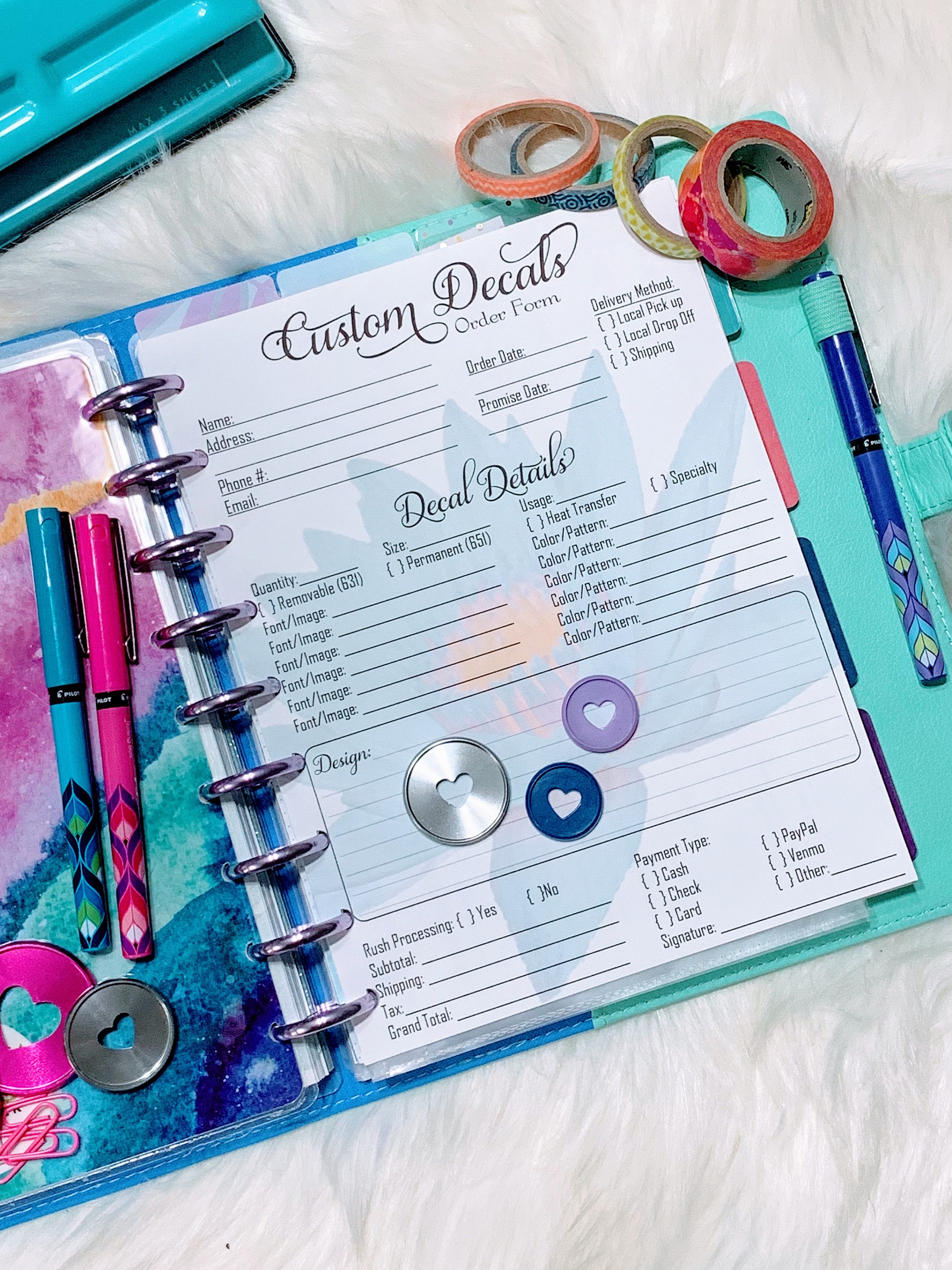 Custom Decal Print Ready Order Form for Those Classic Happy - Etsy