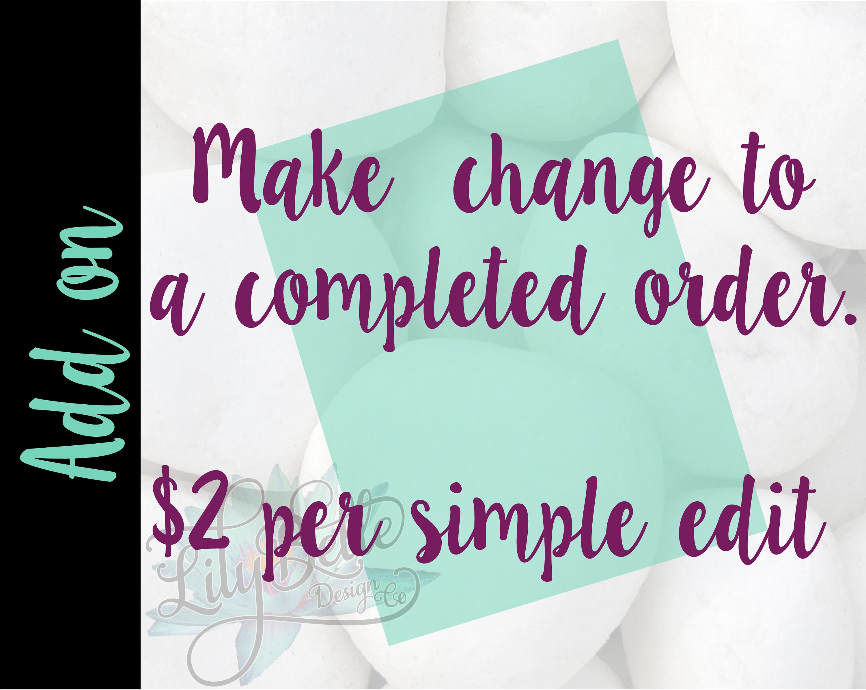 Misc. General Order Form Print Ready Order Form in PDF & JPG | Etsy