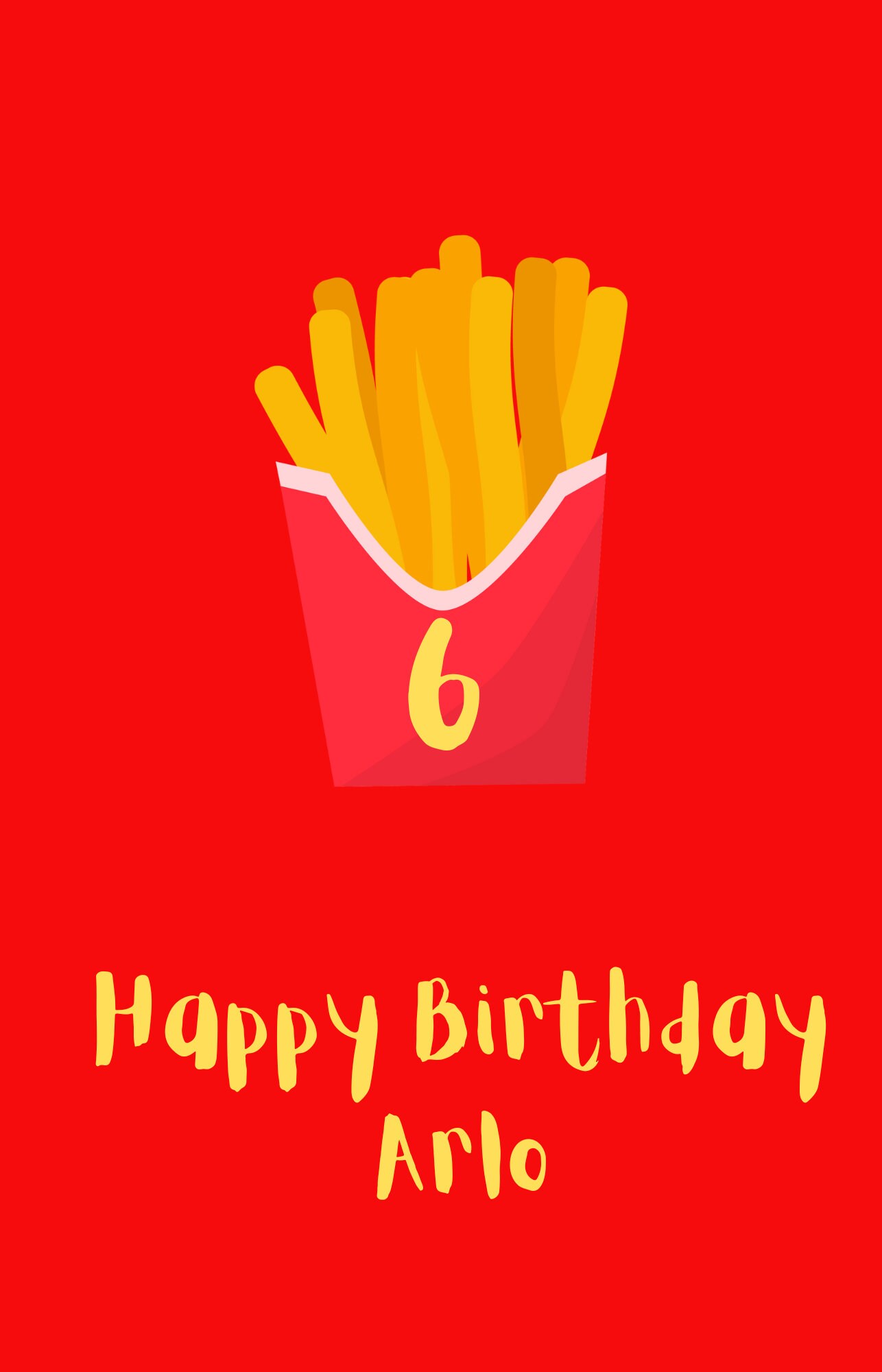 Mcdonalds Party Invite - Etsy
