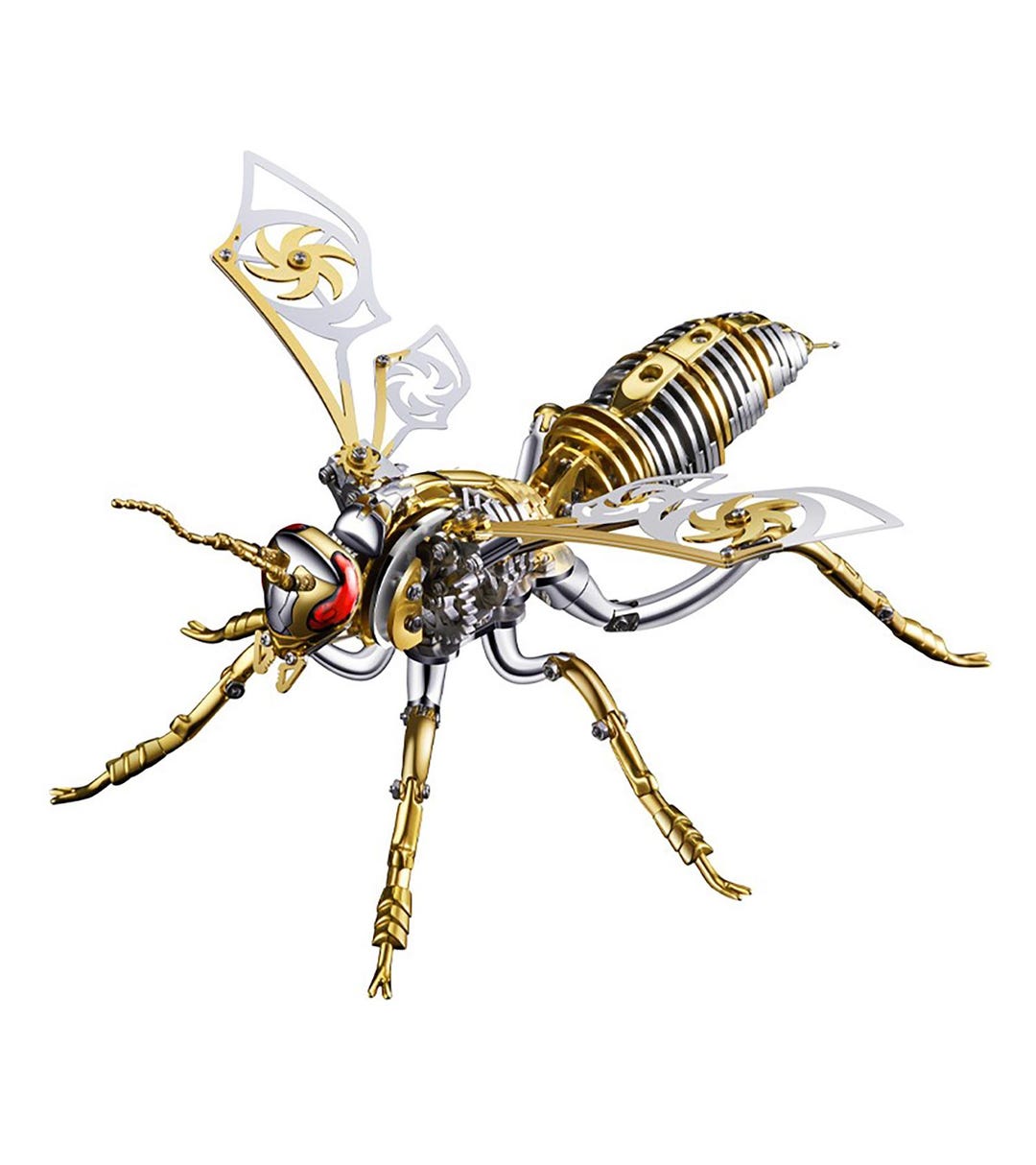STEM 3D Metal Puzzles Giant Hornet Model Kits Mechanical Building ...