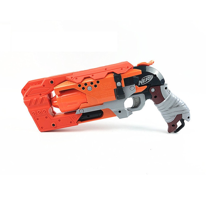 Maliang Extended Hades Barrel Top Rail 3D Printed for Nerf Hammershot ...