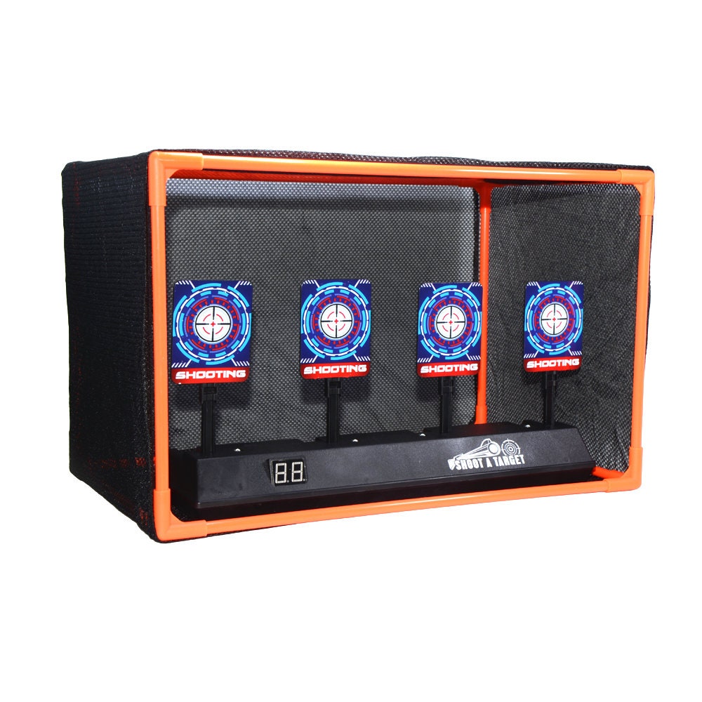 Auto Reset Electric Shooting Target 4 With Net Accessories for Soft ...