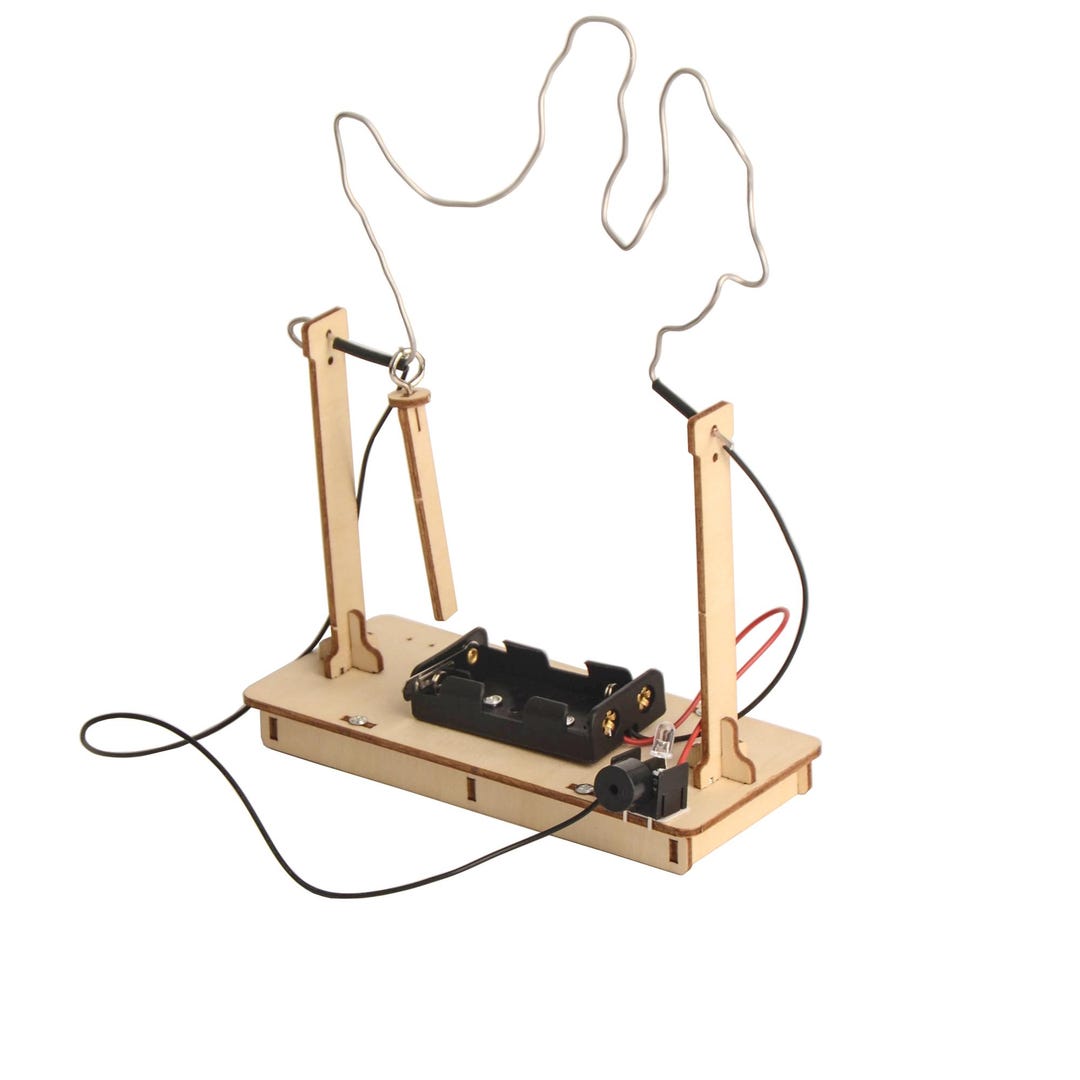 DIY Buzz Wire Game Wooden Kits for STEM Kit Educational Toy - Etsy