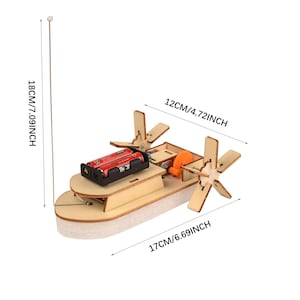 STEM Paddlewheel Boat Radio Controlled Educational DIY Assembly Kit ...
