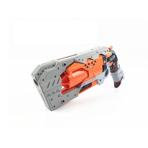 Maliang Extended Hades Barrel Top Rail 3D Printed for Nerf Hammershot ...