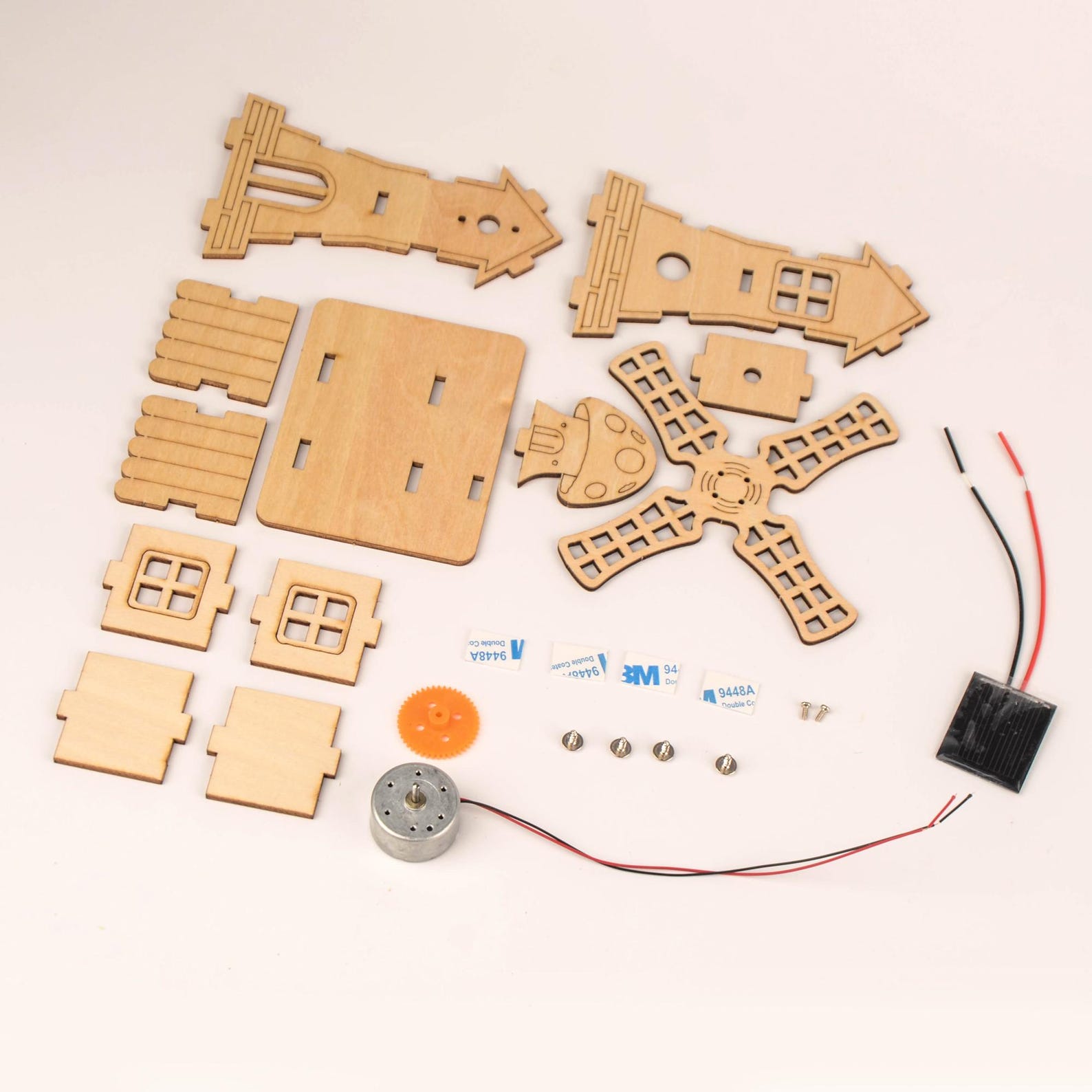 DIY Solar Windmill Kit for STEM Science Building Set for Kids - Etsy