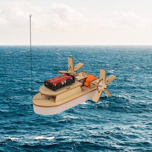 STEM Paddlewheel Boat Radio Controlled Educational DIY Assembly Kit ...