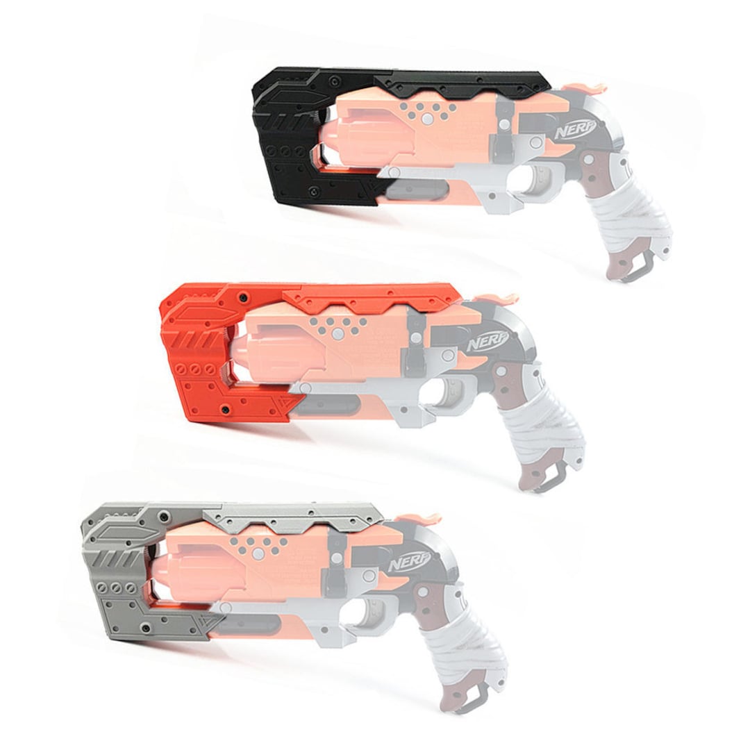 Maliang Extended Hades Barrel Top Rail 3D Printed for Nerf Hammershot ...