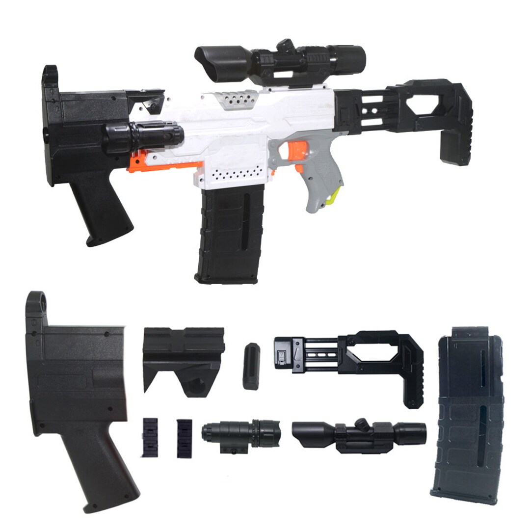 Blasterkit JSSAP SMG Imitation Kits Model B for Nerf Stryfe Modify Toy ...