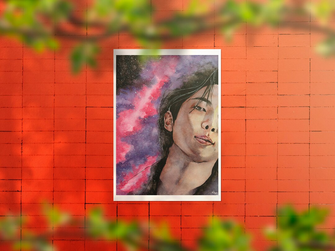 RM Namjoon RM BTS Watercolor Fan Art Giclée Art Print - Etsy