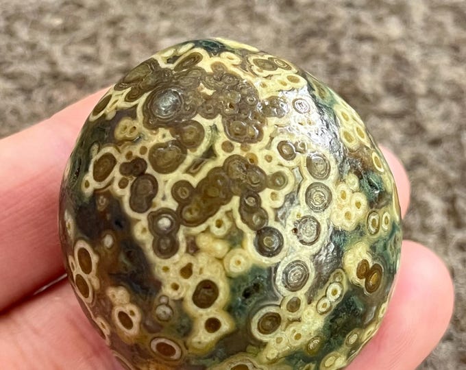 A Set Size:3.9x3.6x2.6cm+ Natural Gobi Eyes Agate No Polished No Holet ...