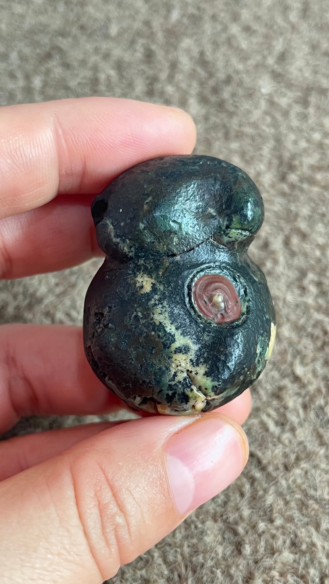 A Set Size:4.3x3.2x2.5cm Natural Gobi Eyes Agate No Polished No Hole - Etsy