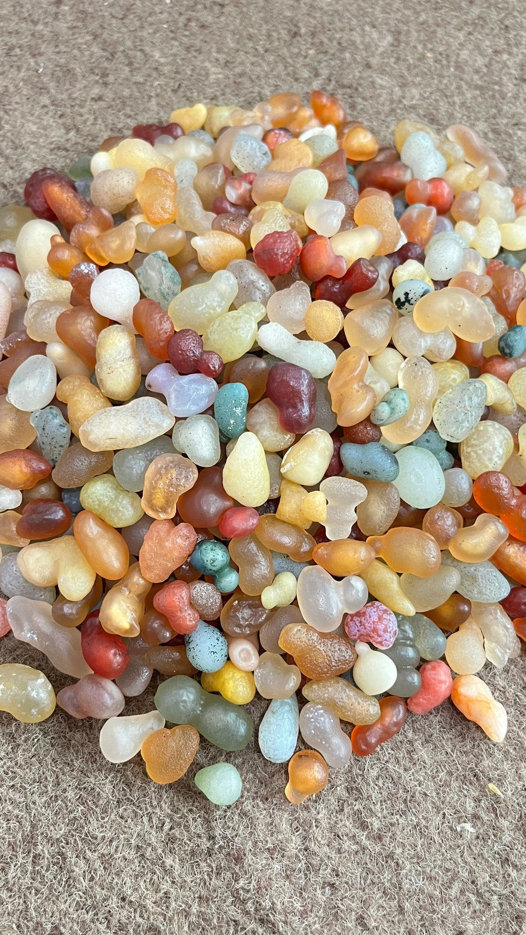 100g Size :1.2-2.2cm Natural Gobi Gourd Agate No Polished No Hole - Etsy