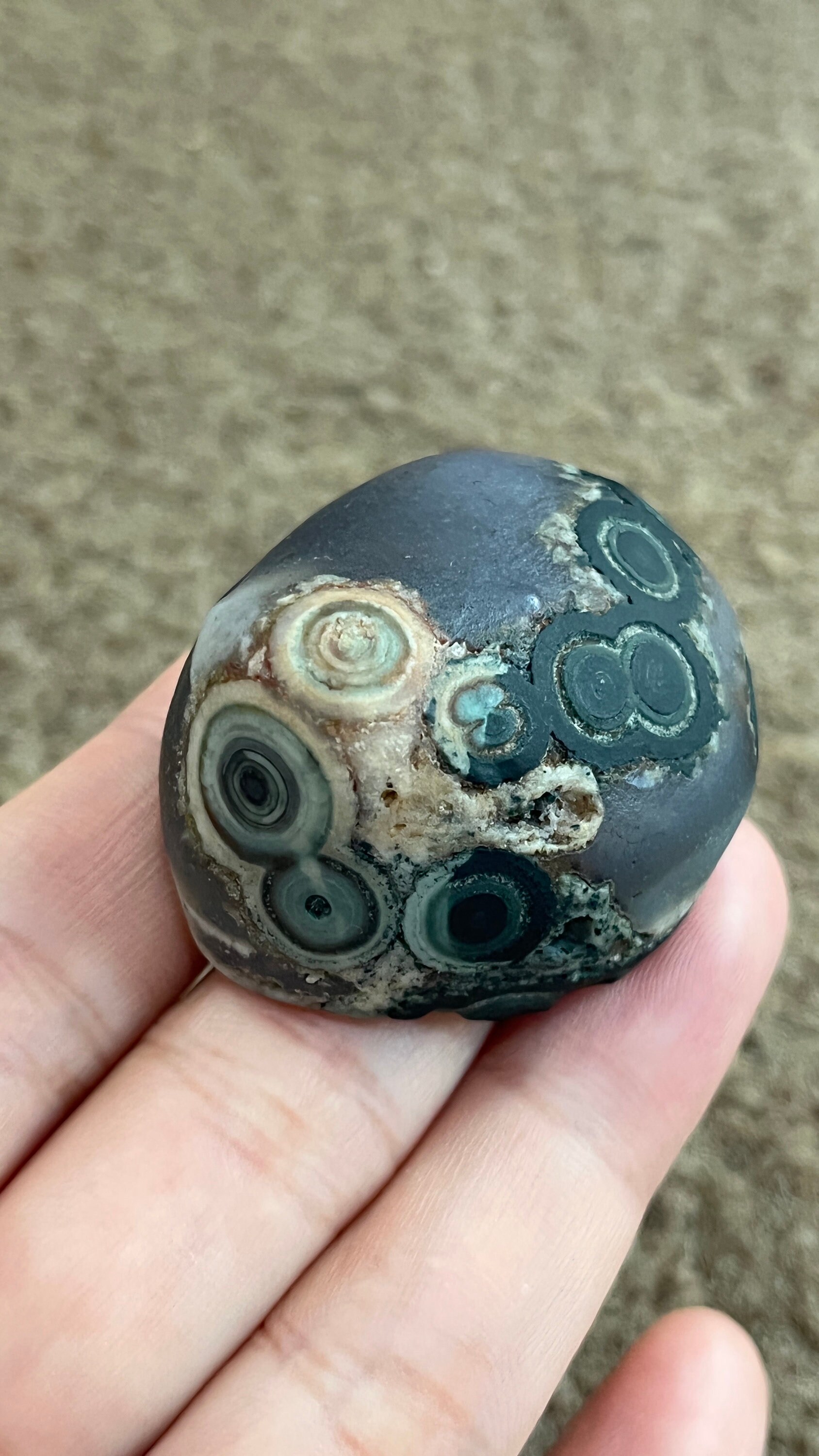 A Set Size:4.2x3.6x2.3cm Natural Gobi Eyes Agate No Polished No Hole - Etsy