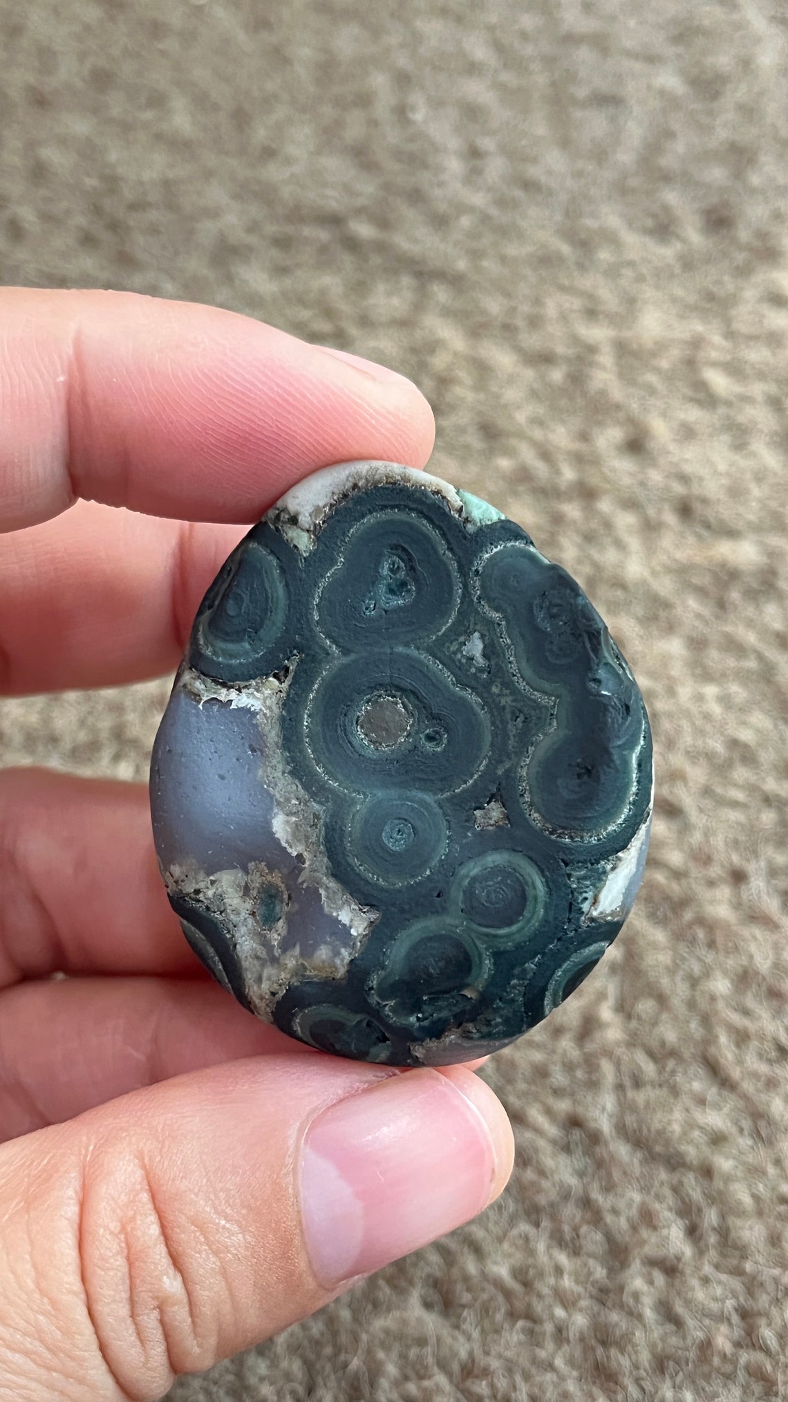 A Set Size:4.2x3.6x2.3cm Natural Gobi Eyes Agate No Polished No Hole - Etsy