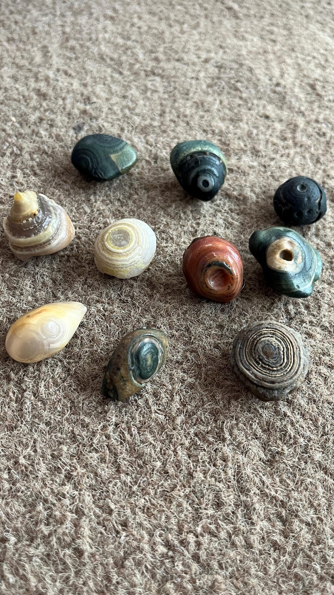 A Set Size2.1-2.6cm+ Natural Gobi Eye Agate No Polished No Hole - Etsy