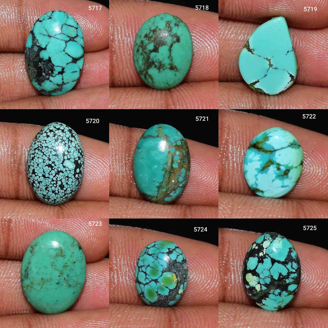 Top Grate Quality Tibetan Turquoise Cabochon, Natural Turquoise ...