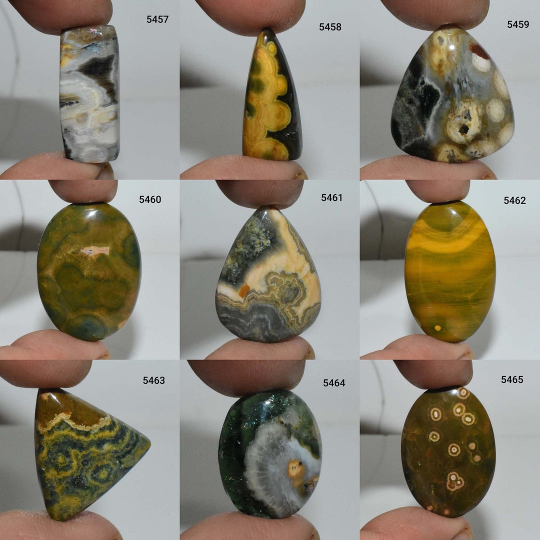 Unique Designer Ocean Jasper Gemstone, Ocean Jasper Jewelry, Ocean ...