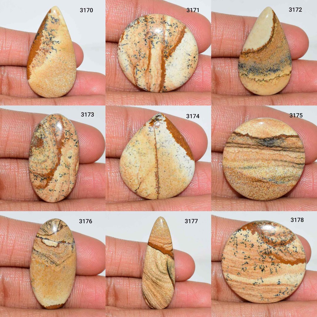 Unique Designer Pitcher Jasper Gemstone, Pitcher Jasper Cabochon ...