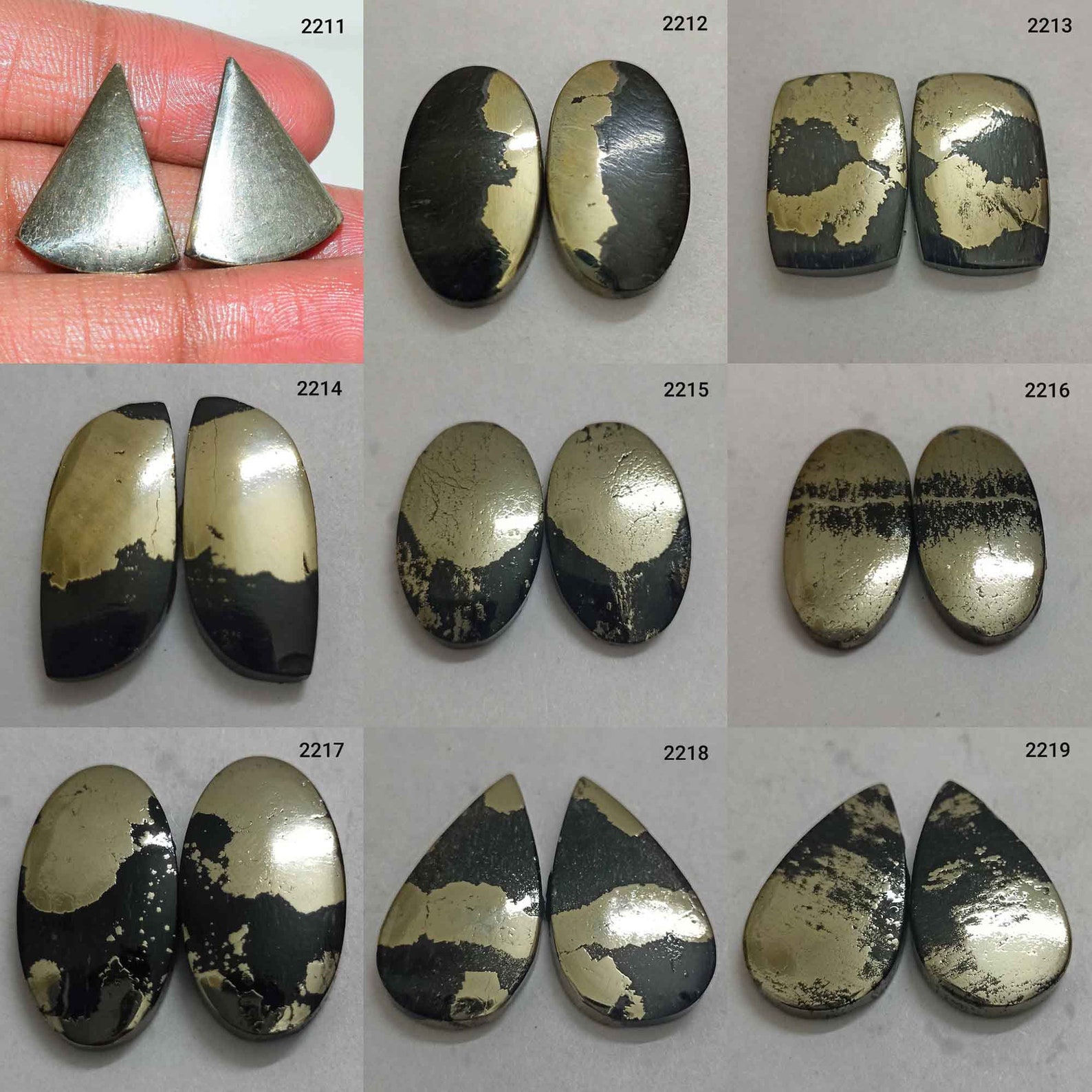 Superb Natural Apache Gold Pair Gemstone Matched Pair Apache - Etsy UK