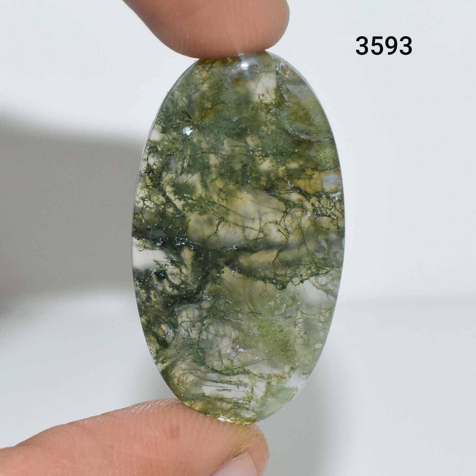 Exclusive Designer Moss Agate Gemstone Natural Moss Agate | Etsy