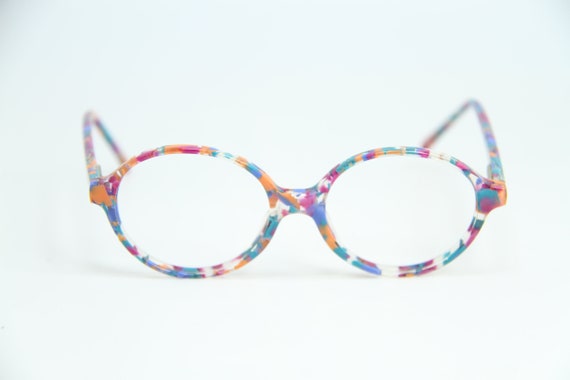 VINTAGE BOURGEOIS ANNETTE Children Purple Green Eyegl… - Gem