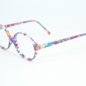 VINTAGE BOURGEOIS ANNETTE Children Purple Green Eyeglasses Optical ...