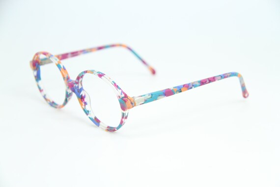 VINTAGE BOURGEOIS ANNETTE Children Purple Green Eyegl… - Gem
