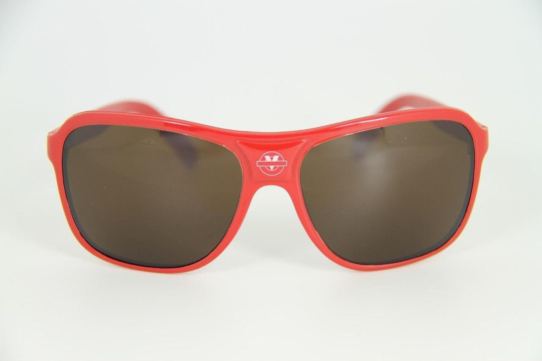 Vintage Vuarnet 003 Red Sunglasses PX5000 Brown Mineral Lens - Etsy