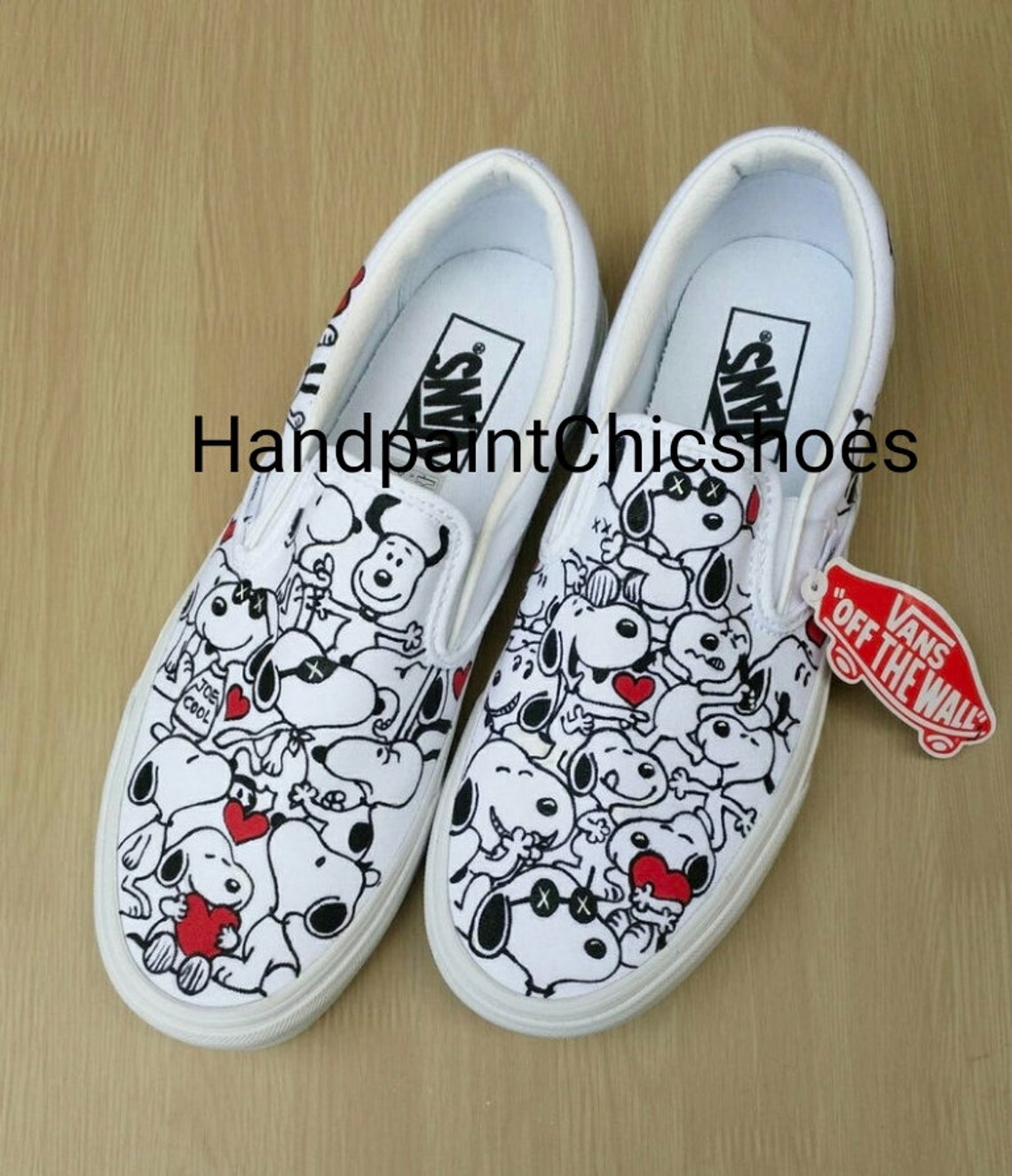 Snoopy Inspired Hand Painted Shoeslocal Brand Shoescustom - Etsy