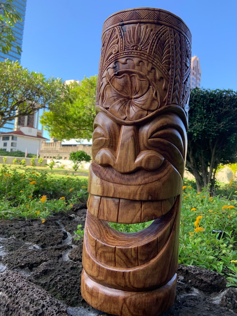 22 Mask LONO TIKI God of Goodluck and Happiness Hawaiian - Etsy