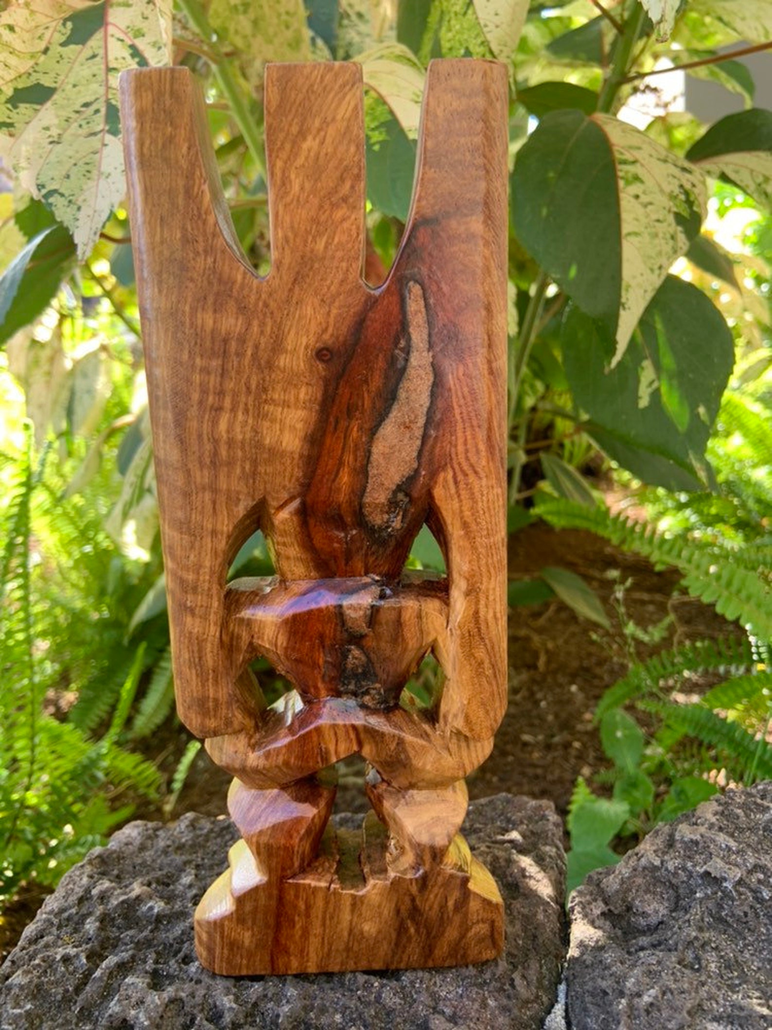 9 Tikis Ku god of protection tiki man tiki scuptures | Etsy