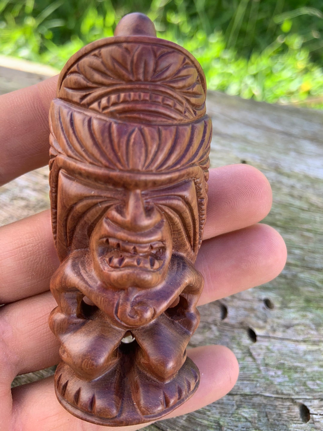 4”tikis Ku God of Protection, Tiki Man, Tiki Scuptures, Tiki Gods ...