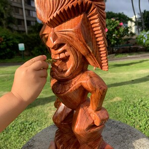 14tikis Ku God of Protection, Tiki Man, Tiki Scuptures, Tiki Gods ...