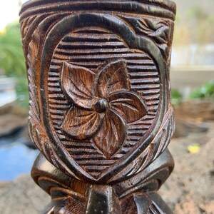 7" KANE TIKI, God of Creation, Hawaiian Tiki God Woodcarving, Tiki Face ...