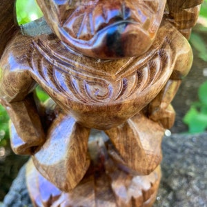 9" Tikis Ku God of Protection, Tiki Man, Tiki Scuptures, Tiki Gods ...