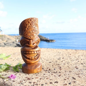 7" LONO TIKI, God of Goodluck and Happiness, Hawaiian Tiki God ...