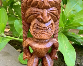9 Tikis Ku God of Protection Tiki Man Tiki Scuptures | Etsy