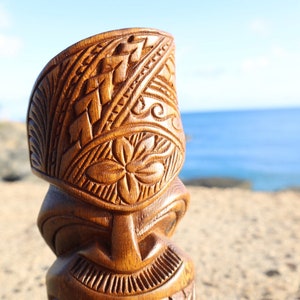7" LONO TIKI, God of Goodluck and Happiness, Hawaiian Tiki God ...