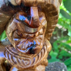 9" Tikis Ku God of Protection, Tiki Man, Tiki Scuptures, Tiki Gods ...