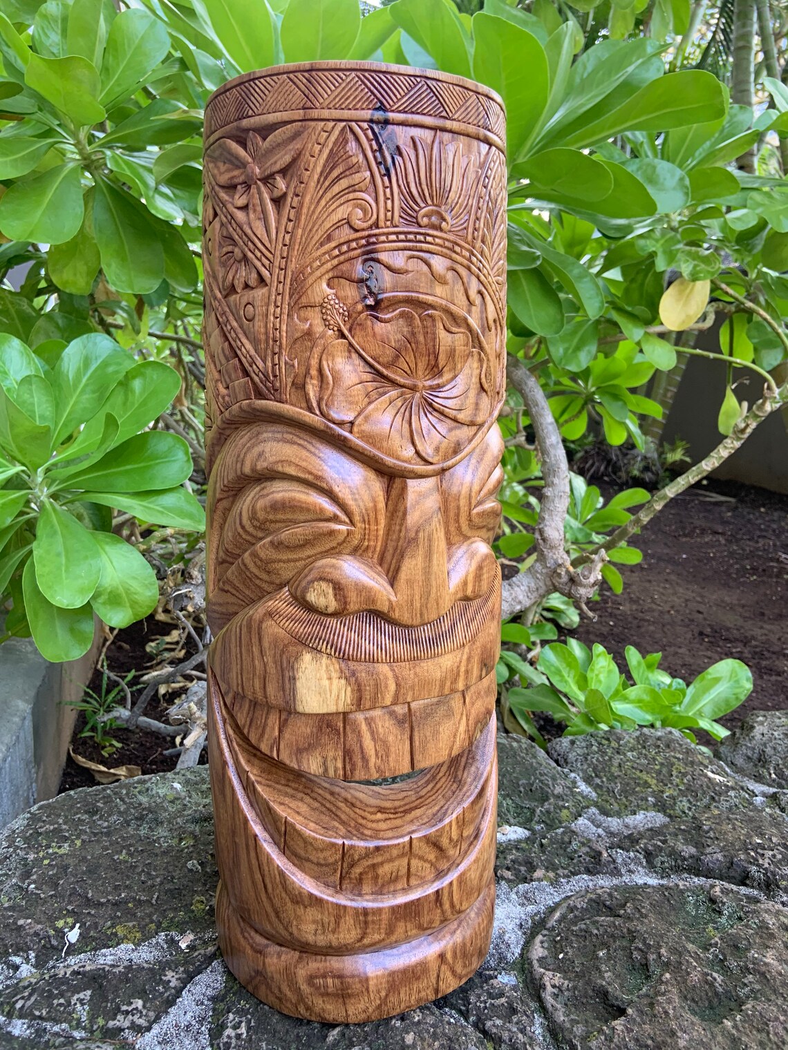 22 Mask LONO TIKI God of Goodluck and Happiness Hawaiian - Etsy