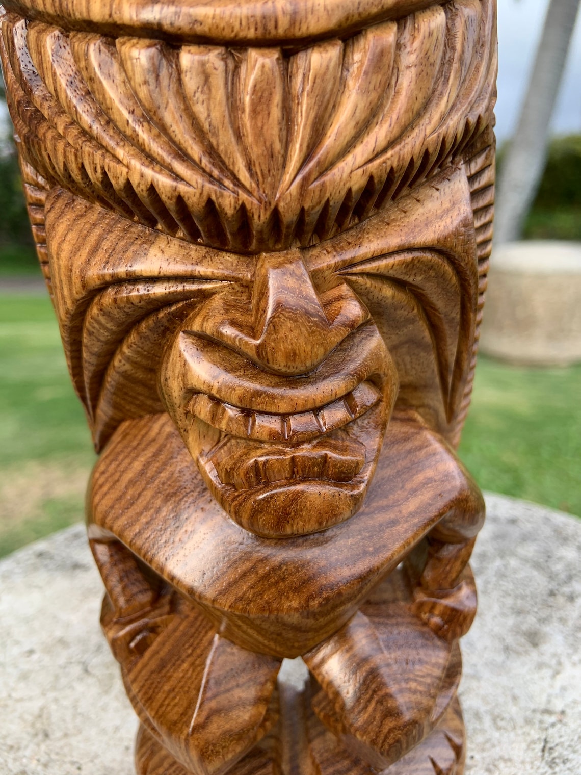 9 Tikis Ku God of Protection Tiki Man Tiki Scuptures | Etsy