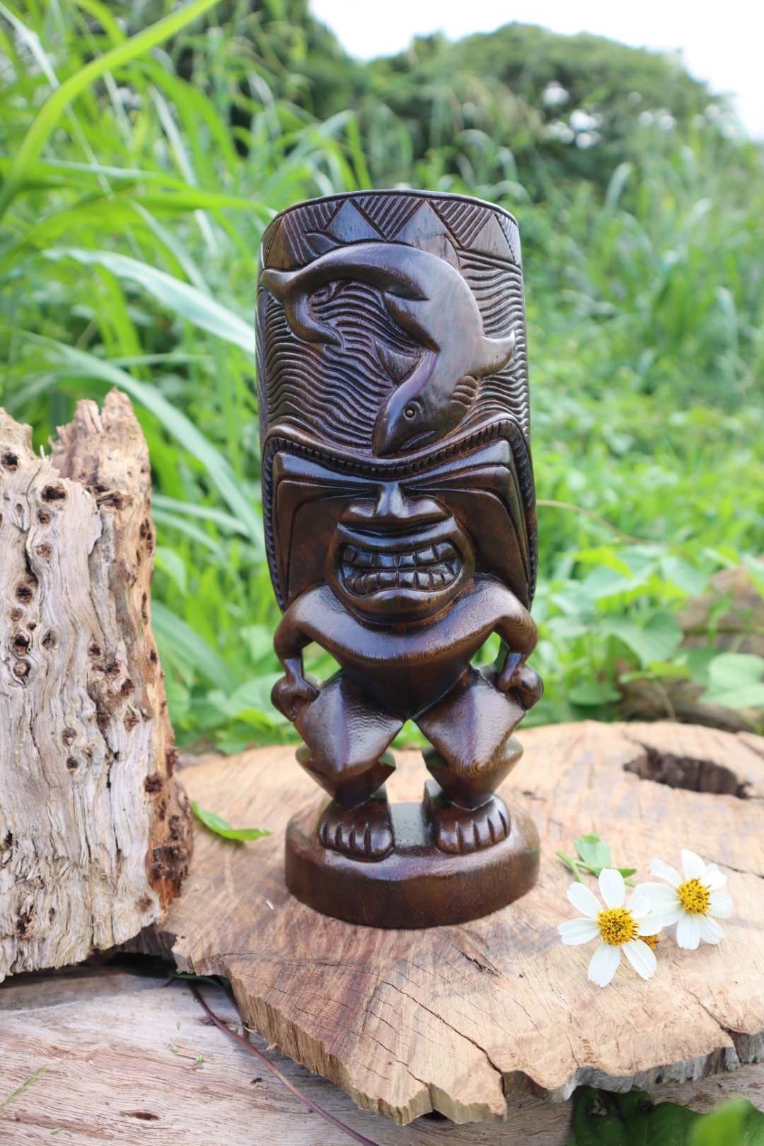 9 Tikis Ku God of Protection, Tiki Man, Tiki Scuptures, Tiki Gods ...