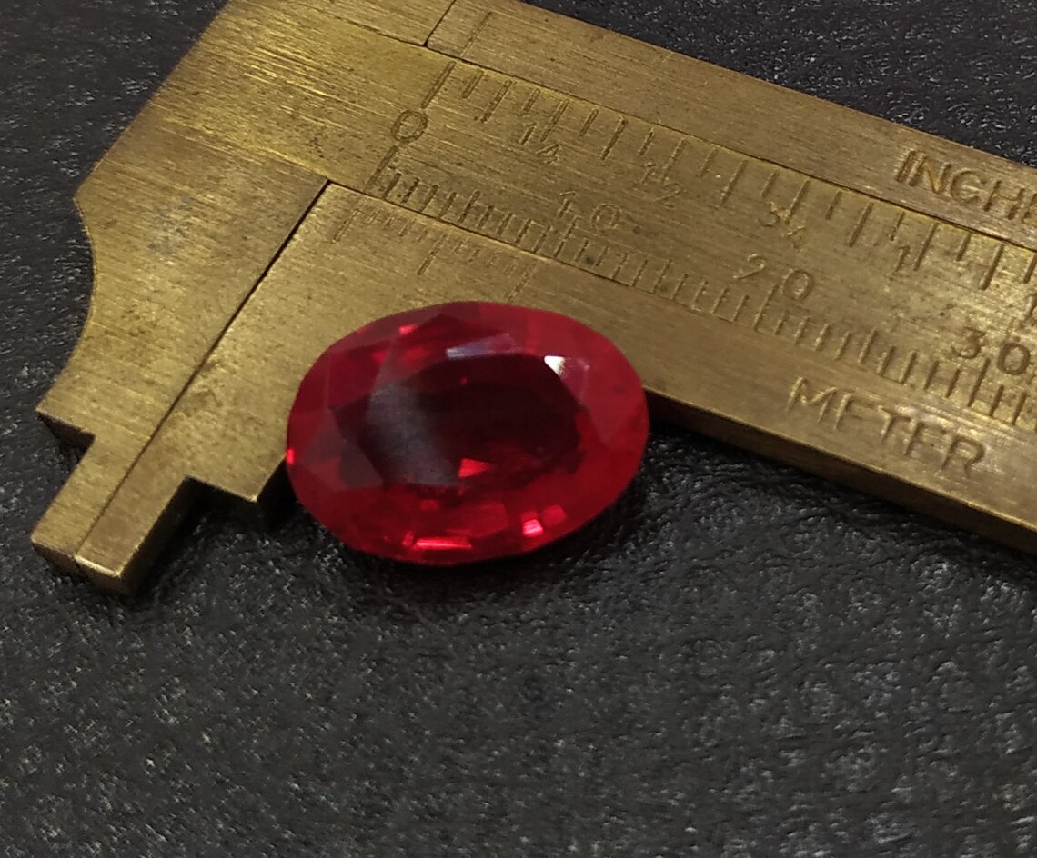 Synthetic Lab Created Ruby AAA Quality Ruby 15x11x6 MM Quality | Etsy